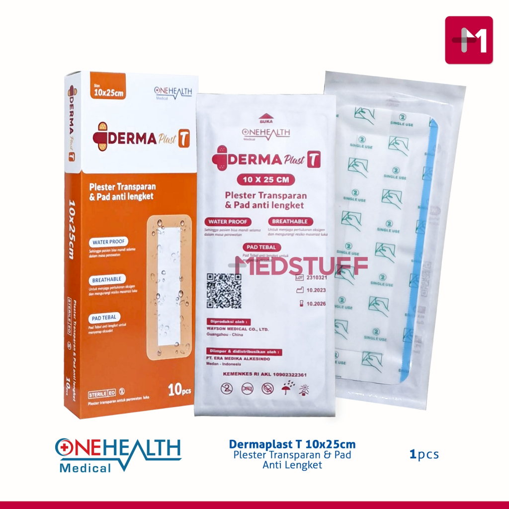 Jual Dermaplast T 10x25 isi 10s Plester Luka Transparan Anti Air ...