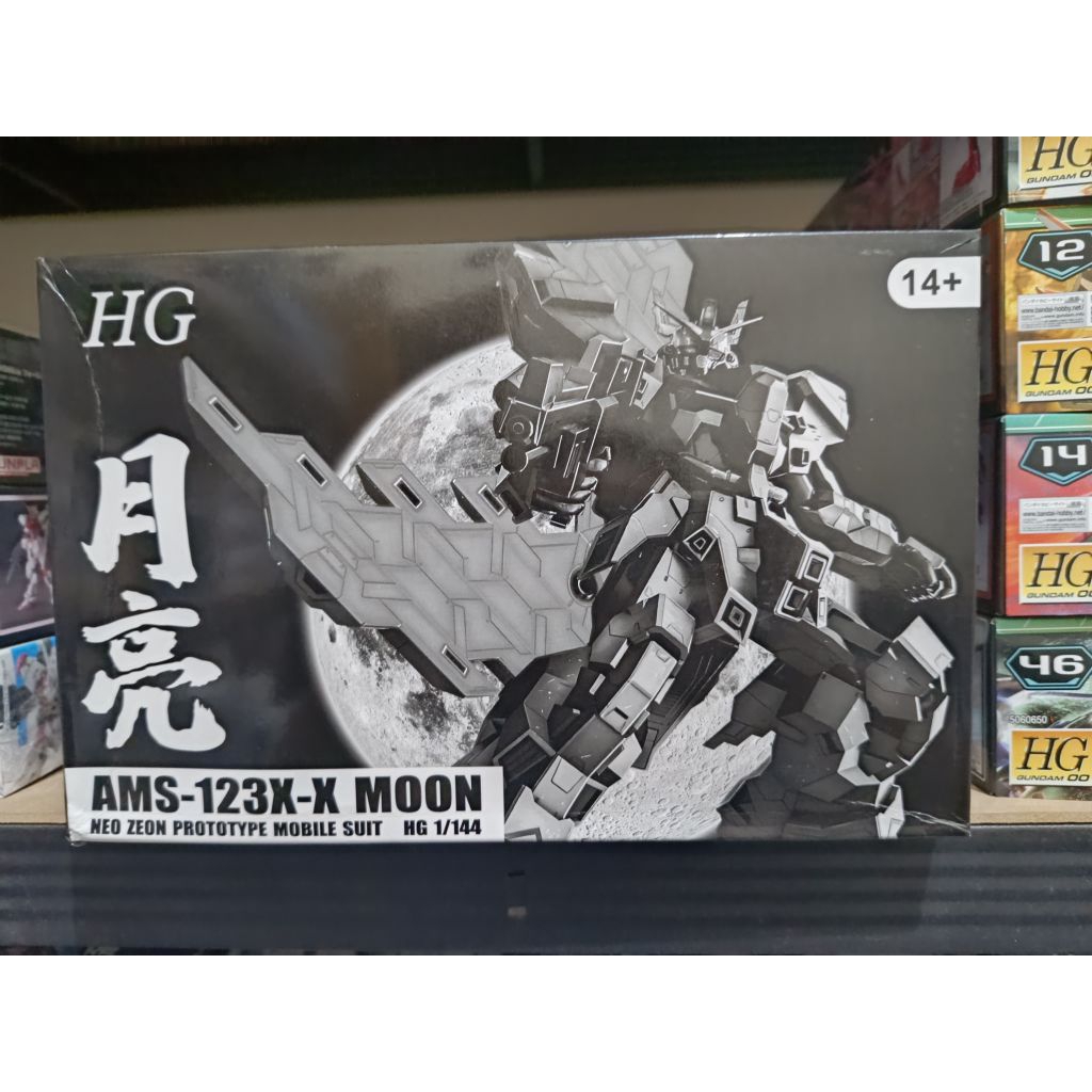 Jual HG 1/144 AMS-123X-X Moon Neo Zeon Prototype Mobile Suit Include ...