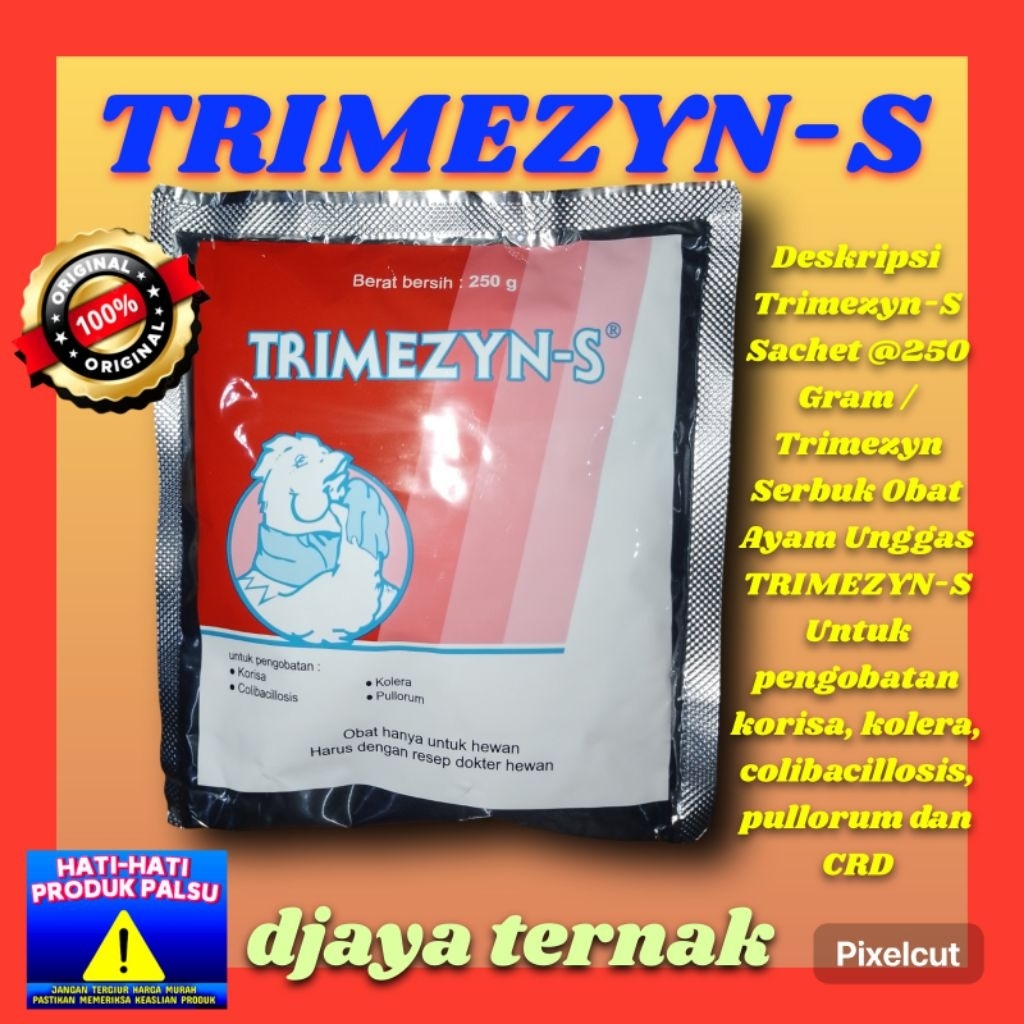 Jual TRIMEZYN-S 250gram Obat pencernaan dan pernafasan ( Obat crd ...