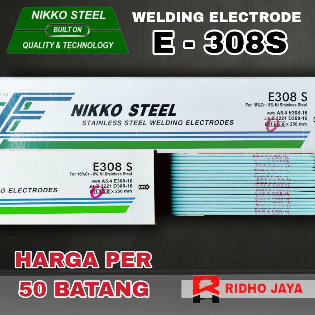 Jual [50BATANG] Kawat Las E308 S Stainless Steel 1.6 x 250 mm / 2.0mm ...