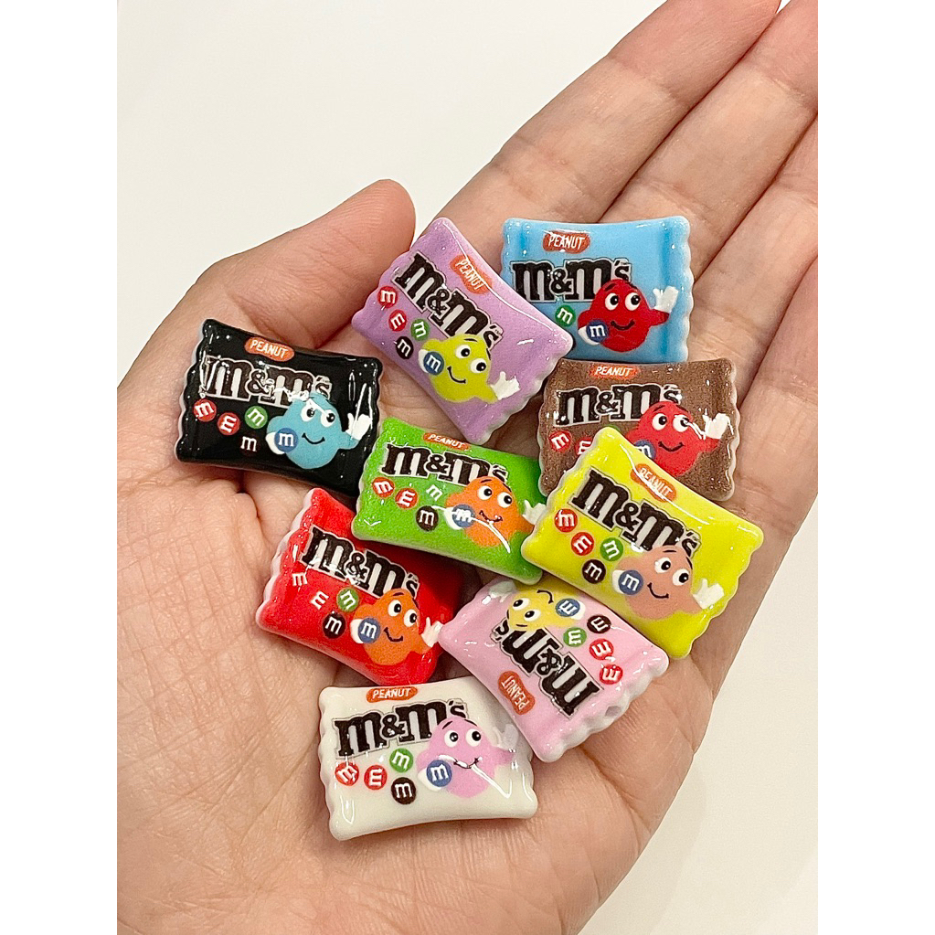 Jual Manik Akrilik M&M Permen Roti Bread Candy Cherry Cute / Beads ...