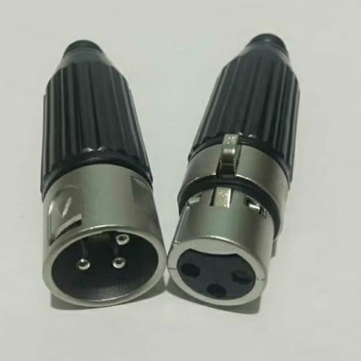 Jual Jack Audio Connector Huper Xlr Canon Male+Female (1set) | Shopee ...