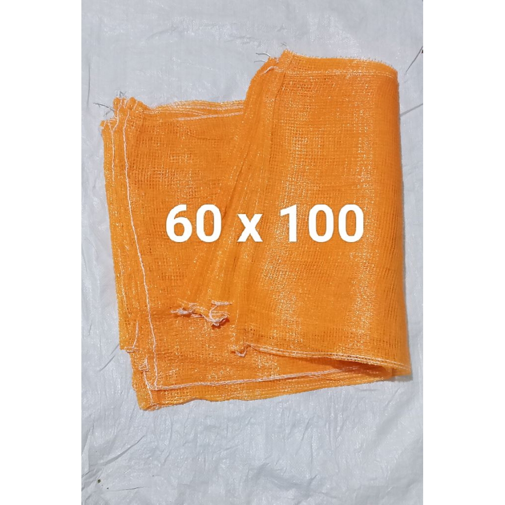 Jual grosir ) karung waring sayur 60 x 100 ( isi 50 biji ) | Shopee ...