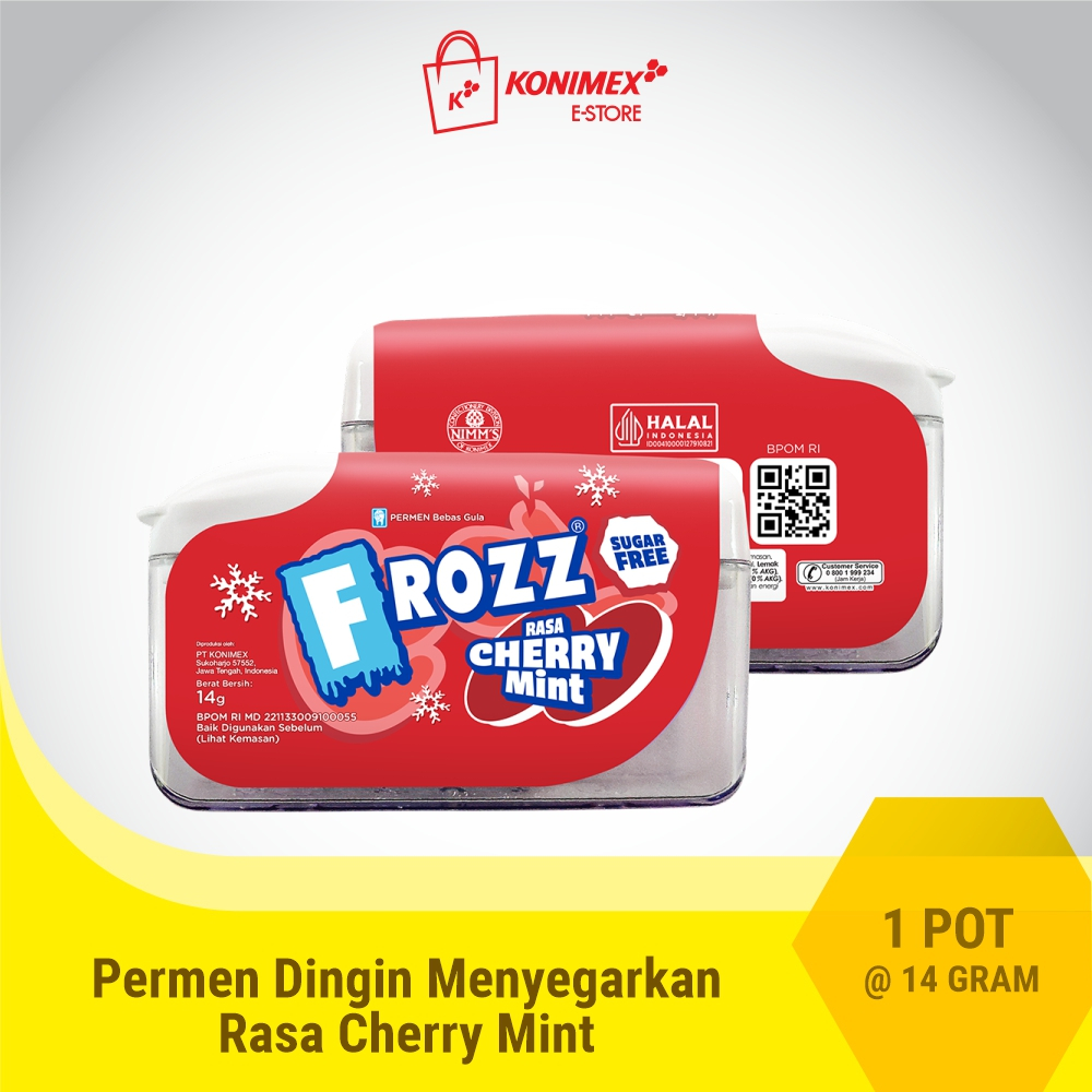 Jual FROZZ Cherry Mint - Permen bebas gula, rendah kalori & dingin ...