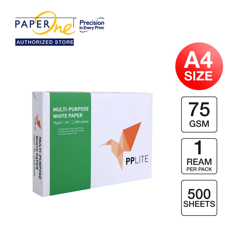 Jual PP Lite Kertas A4 75gr Copier 1 Rim (500 lembar) Kertas HVS A4 ...