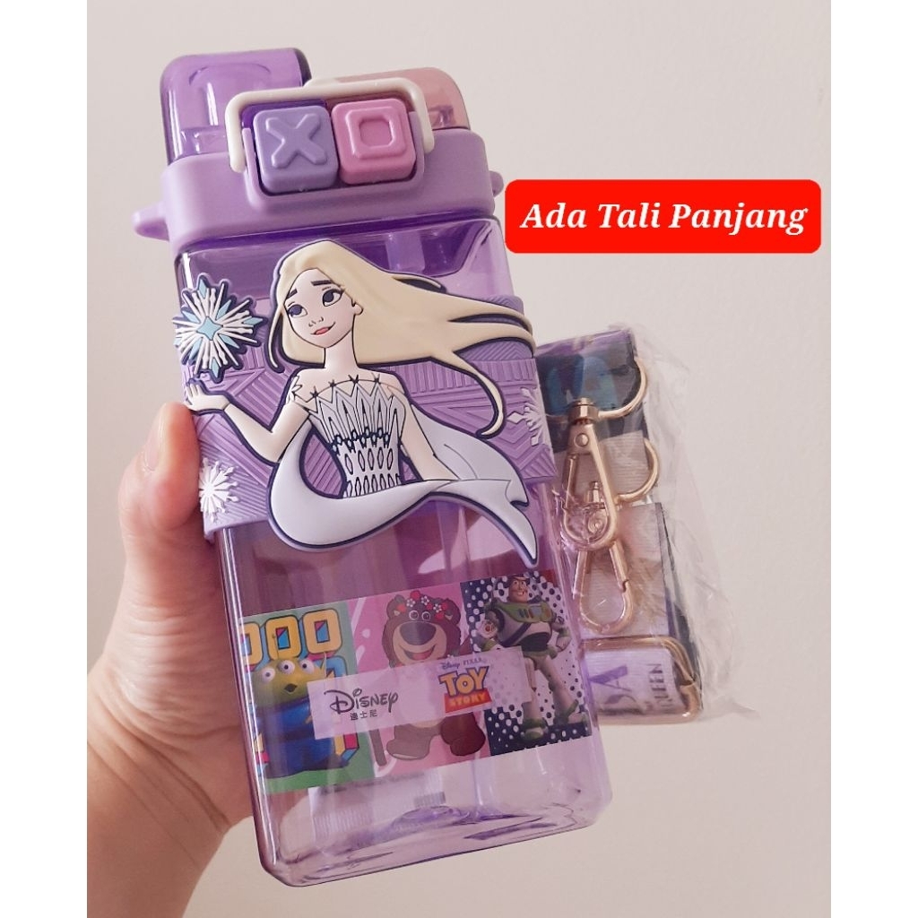Jual botol minum 2 in 1 elsa frozen botol minum anak sedotan karakter ...