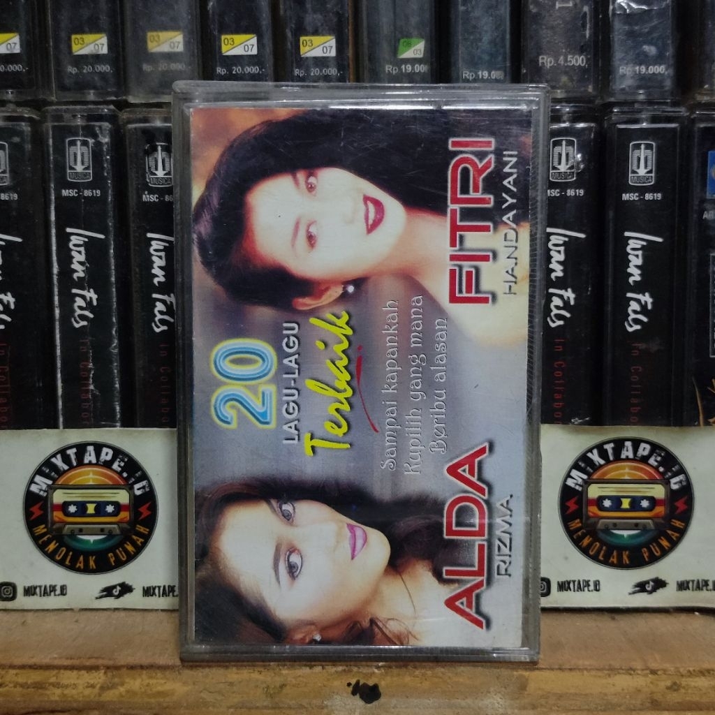 Jual Kaset Pita - 20 Lagu Lagu Terbaik - Alda Rizma - Fitri Handayani ...