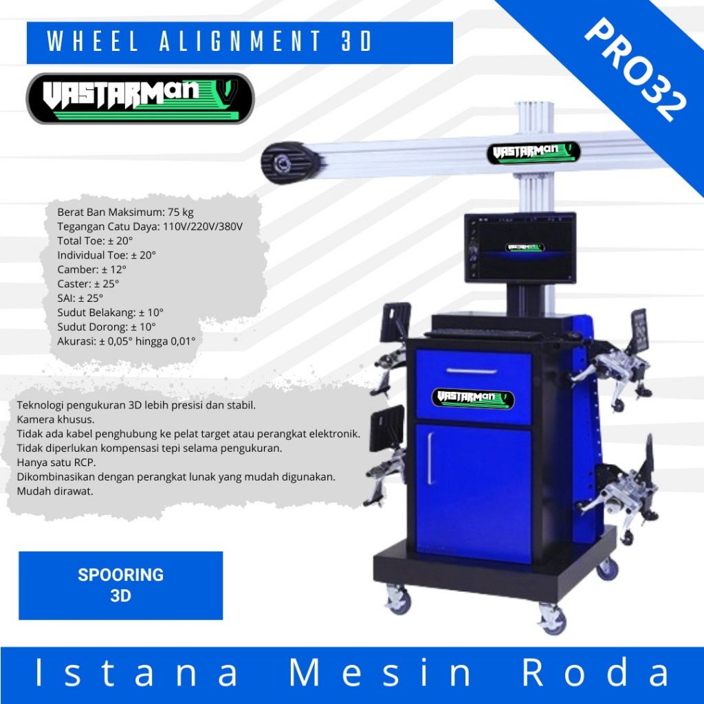 Jual Mesin Spooring Mobil Wheel Alignment 3D Wheel Alignment spooring JonVastar Johnbean john ...