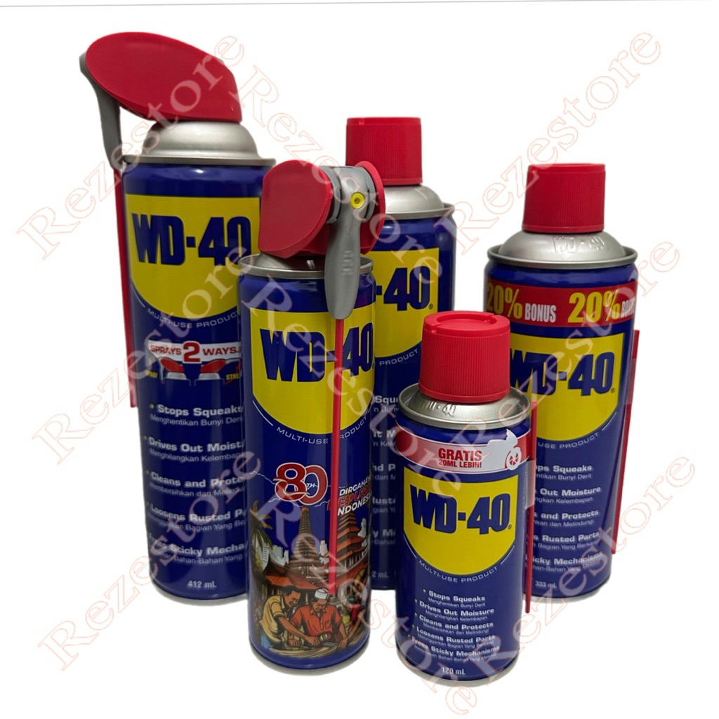 Jual WD-40 WD 40 WD40 pelumas 120ml 220ml 333ml 382ml 412ml pelumas anti karat multifungsi wd 40 ...