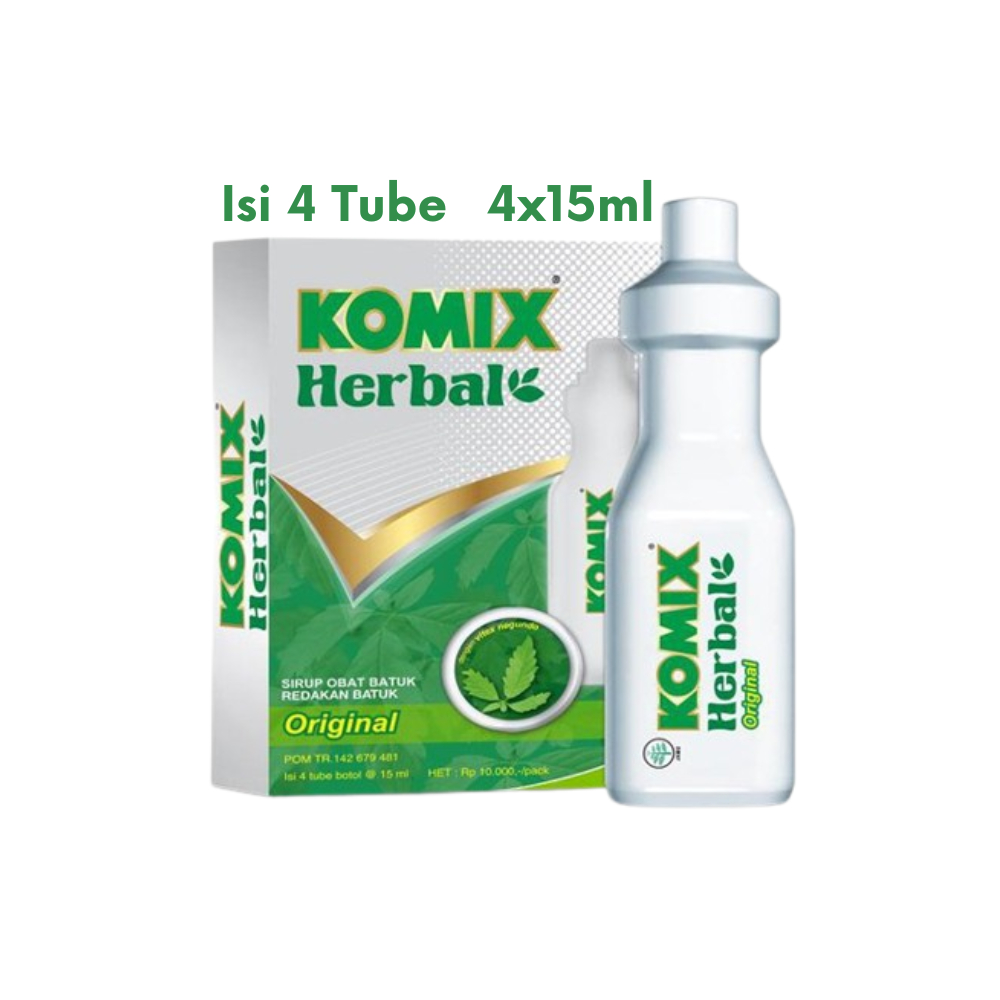 Jual Komix Herbal Original 15 ml Box (1 Box isi 4 Tube) -Meredakan ...