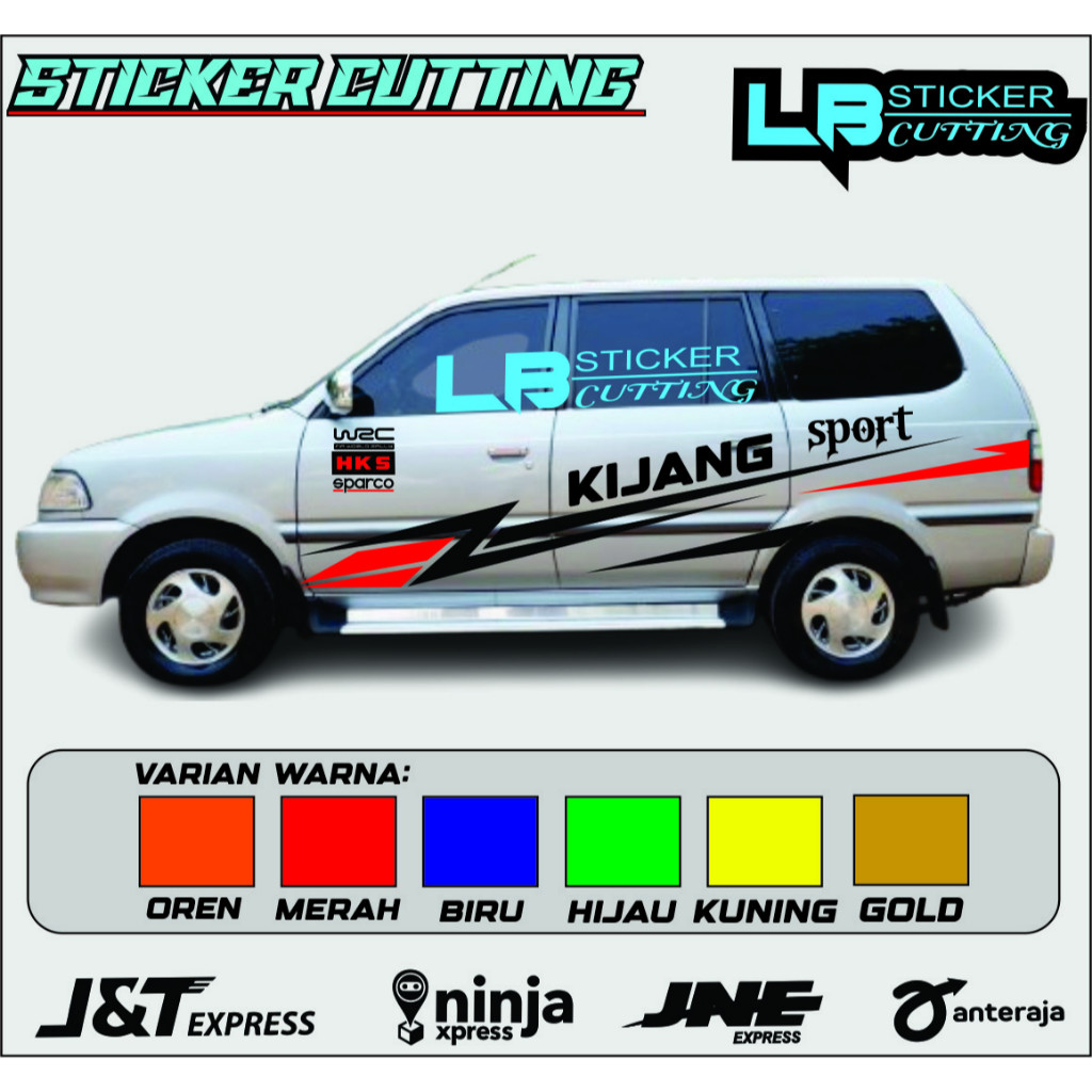 Jual Stiker Mobil Kijang Super Stiker Body Kijang Super Stiker Kijang ...