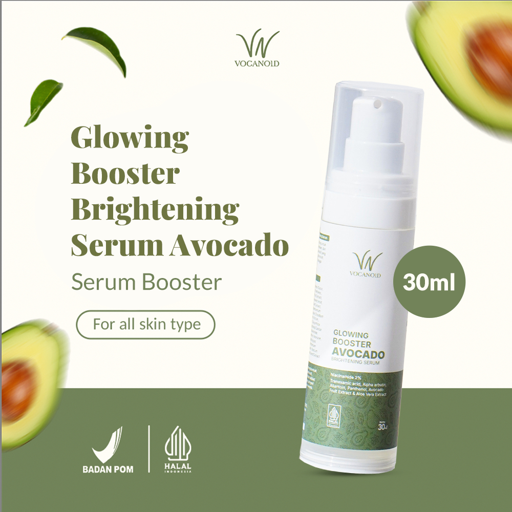 Jual VOCANOID - Glowing Booster Avocado Extract | Brightening Serum ...