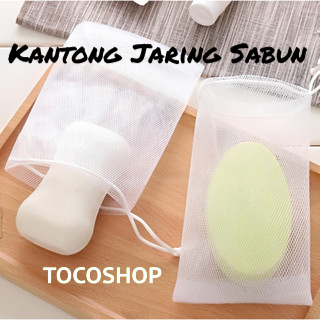 Jual TOCOSHOP Kantong Sabun Jaring Tempat Sabun Mandi Batang Pembuat ...