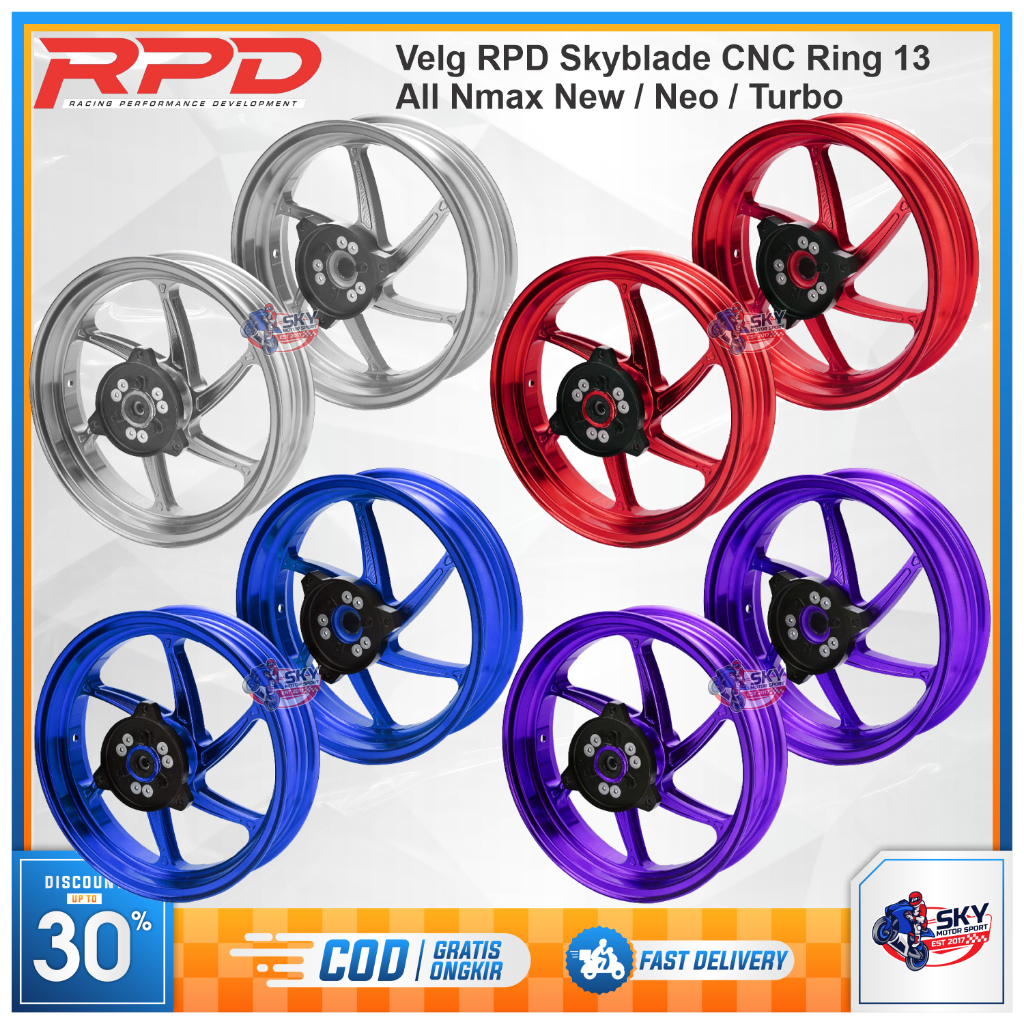 Jual Velg Skyblade RPD All Nmax New Neo Turbo Aerox Alpha Original ...