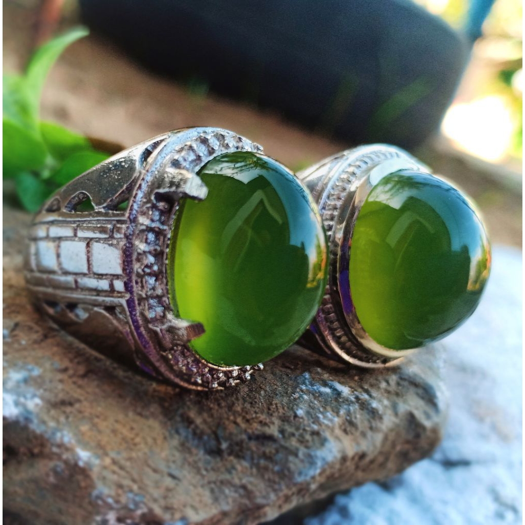 Jual Batu akik/batu akik natural serpentine ijo botol | Shopee Indonesia