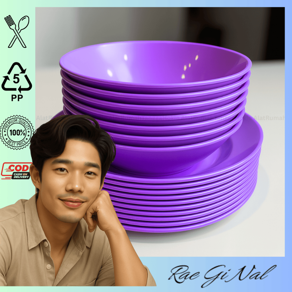Jual [12 PCS] PIRING MANGKOK SEMI MELAMIN MELAMINE MIE SOTO RAMEN BAKSO ...