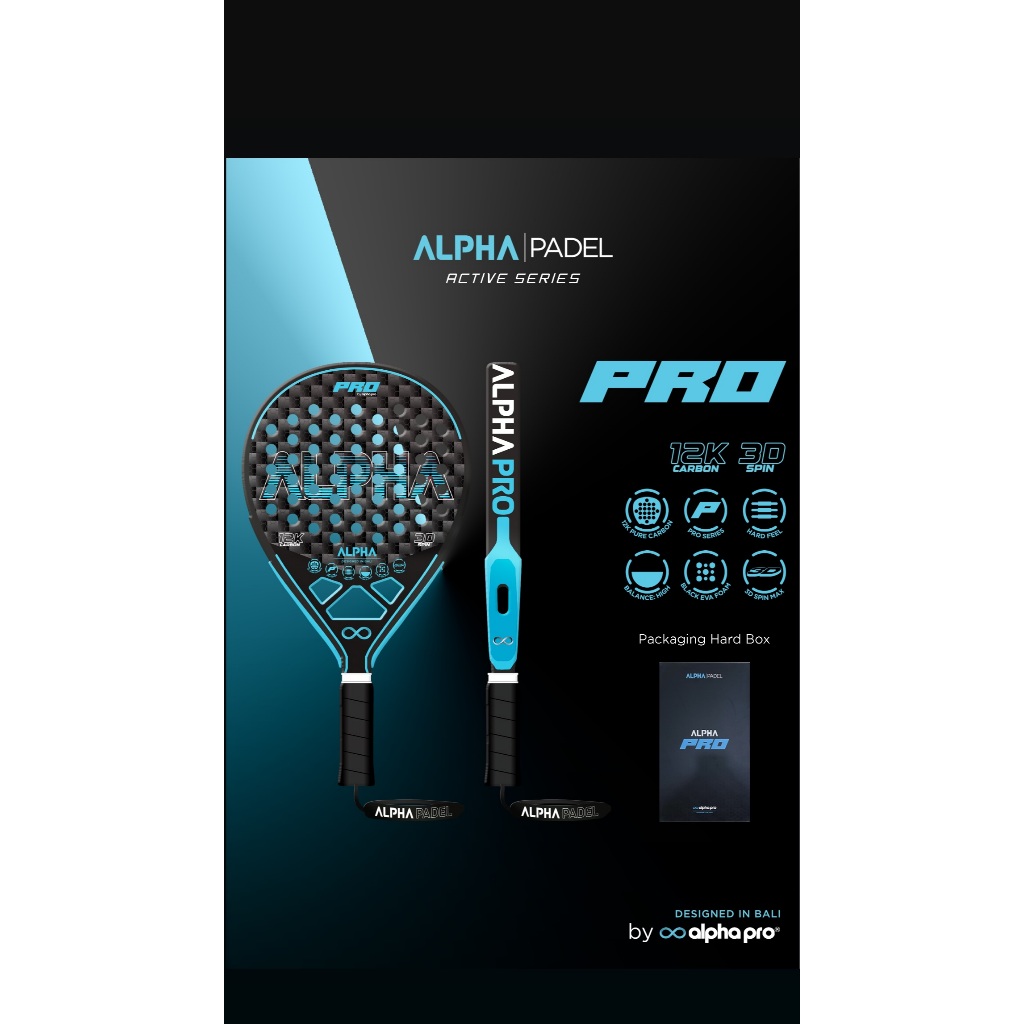 Jual Alpha Padel Active Series Pro Hard Box | Shopee Indonesia