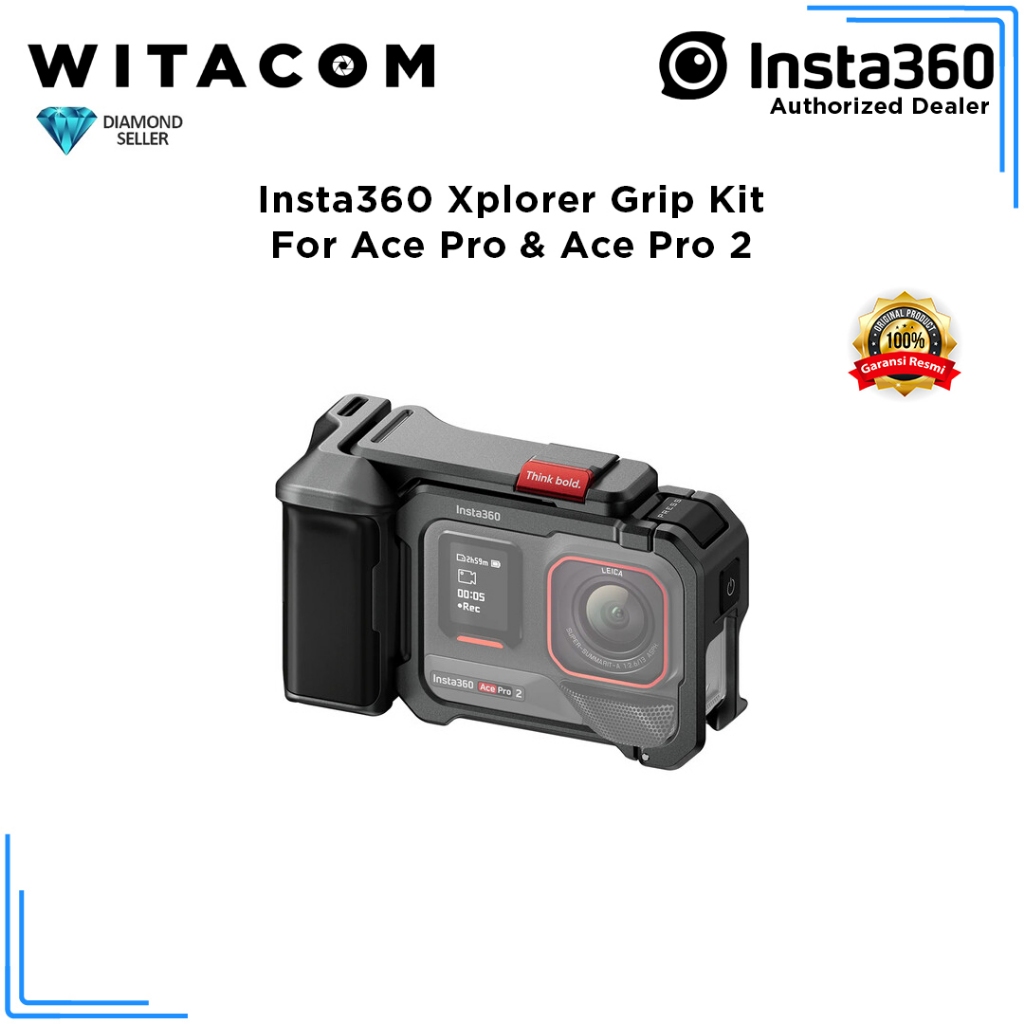 Jual Insta360 Ace Pro / Ace Pro 2 Xplorer Grip Kit - Original | Shopee ...