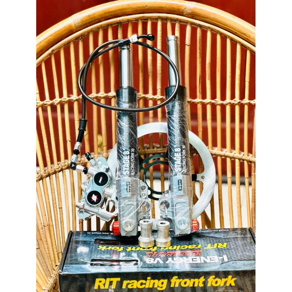 Jual Paket shock Rt Stage disc buta 220mm | Shopee Indonesia