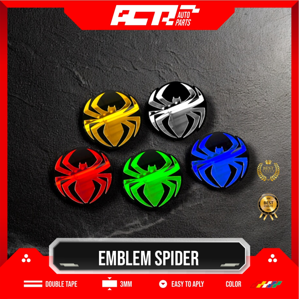 Jual ACR Emblem Motor LOGO BIG SPIDER / TARANTULA / LABA-LABA Akrilik ...