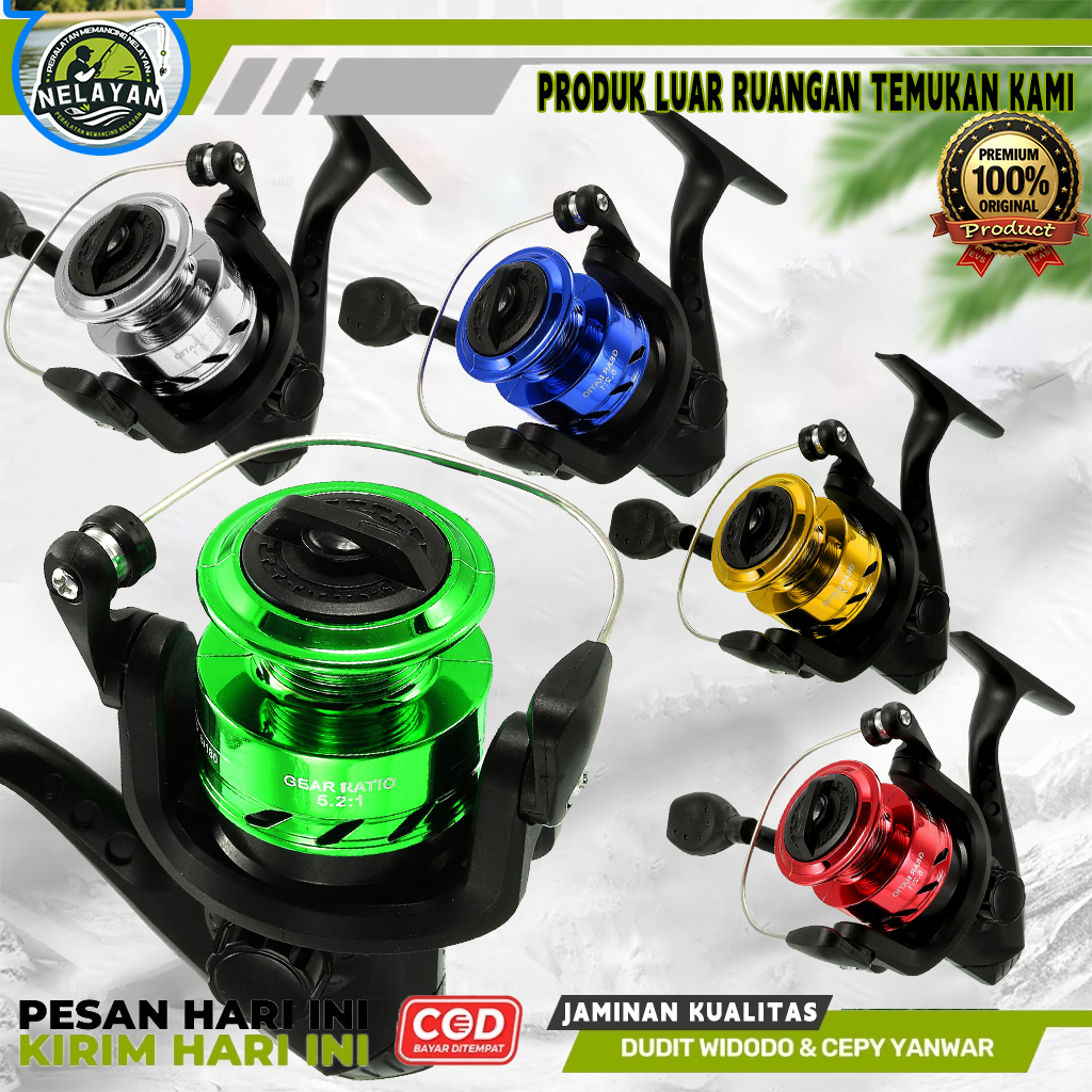Jual Spesialis Grosir Reel Pancing Basic + Benang - Grosir 5 Pcs, Harga ...