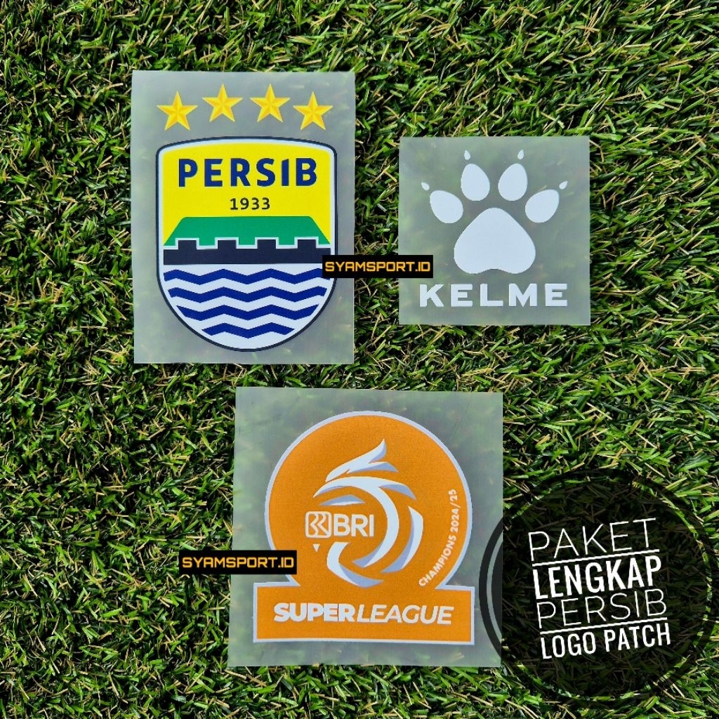 Jual Logo Persib Bintang 4 PAKET LENGKAP + Patch Liga BRI Super League ...