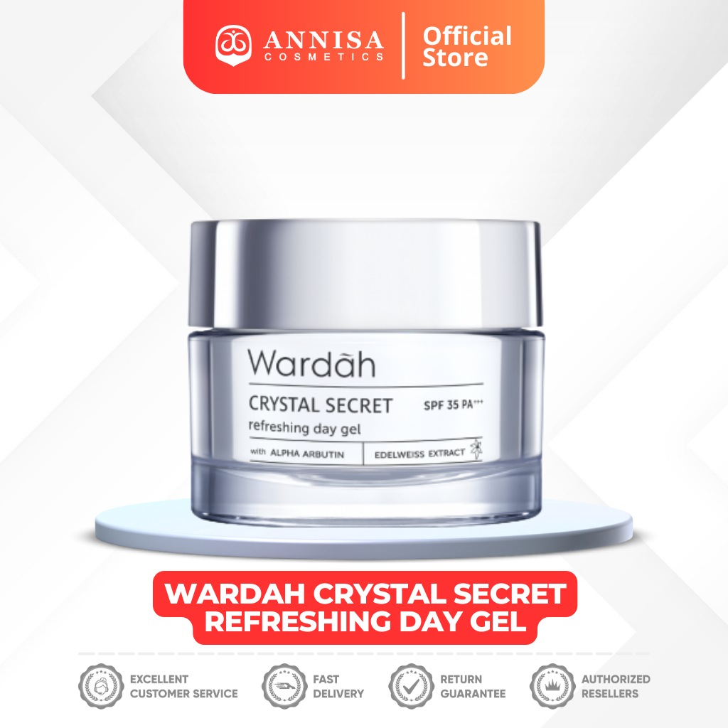 Jual Wardah CRYSTAL SECRET Refreshing Day Gel SPF 35 PA+++ 30G ...