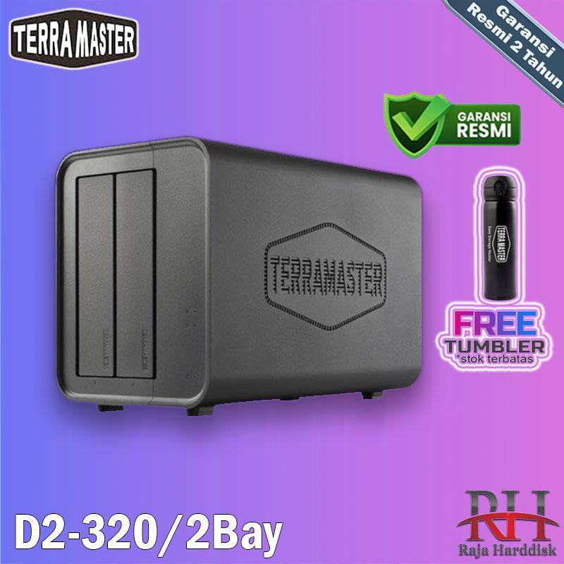 Jual TerraMaster D2-320 2 Bay USB3.2 Gen2 10Gbps External Hard Disk ...