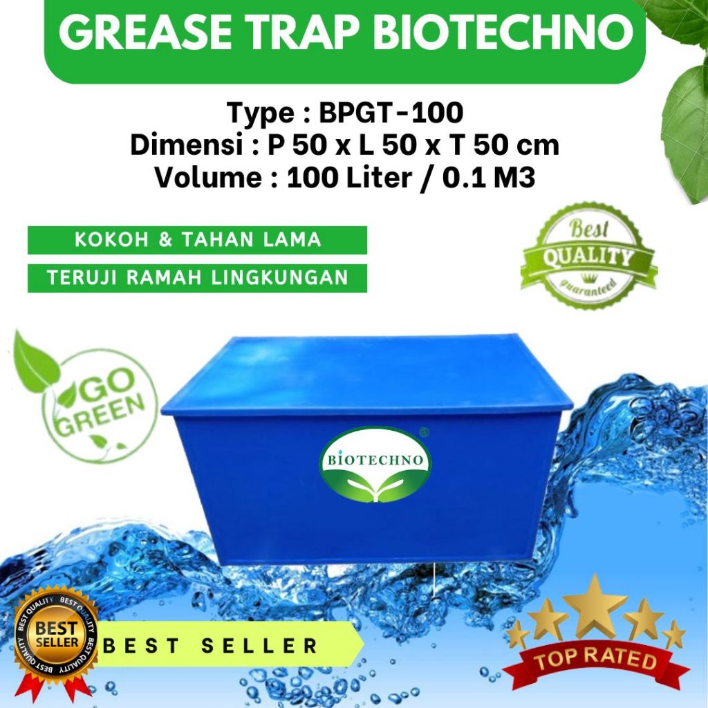 Jual Grease trap 100 liter biotech. grease trap portable 100 liter ...