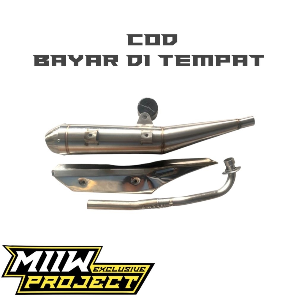 Jual KNALPOT STANDAR RACING SUPRA X 125 FI, ASTREA GRAND, REVO ABSOLUT ...