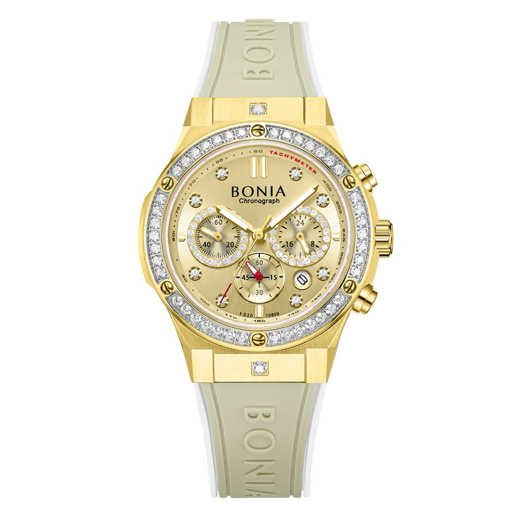 Jual Bonia Chronograph Naeyon Edition Sage Women Watch | Shopee Indonesia