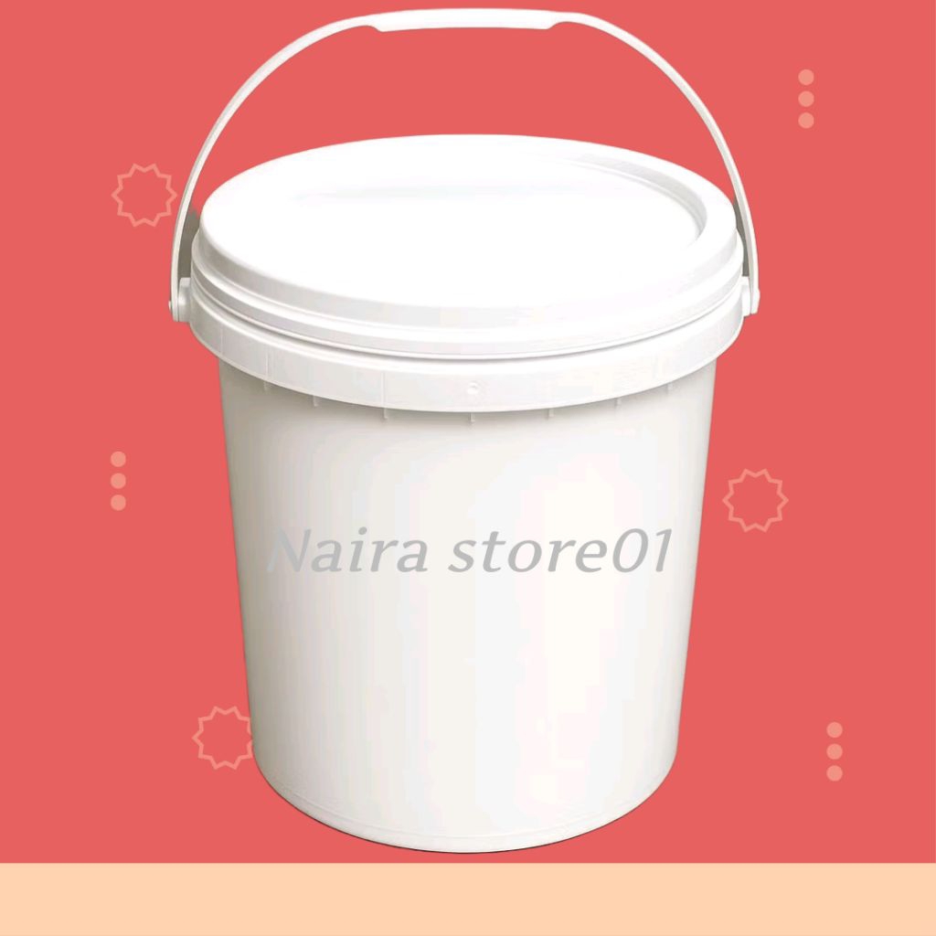 Jual Ember bekas putih polos ukuran 20/25kg sudah bersih | Shopee Indonesia