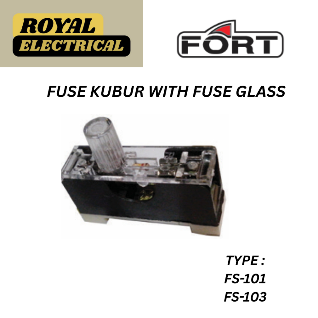 Jual FORT FUSE KUBUR WITH FUSE GLASS / 10 AMPERE / TYPE FS-101 | Shopee ...