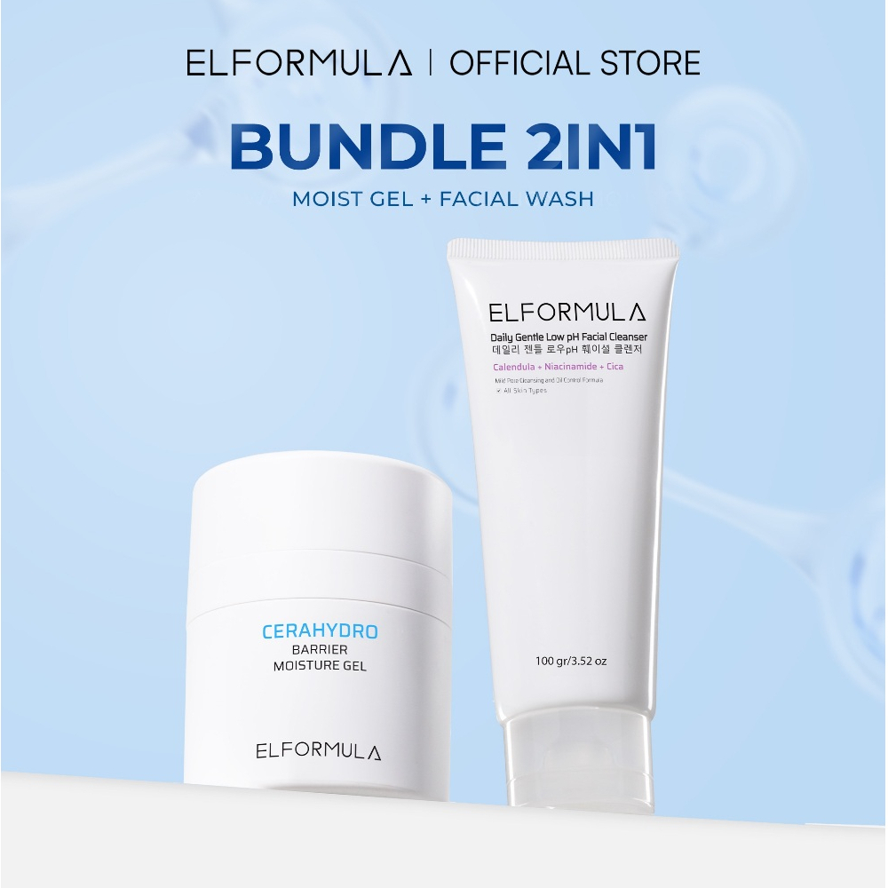 Jual ELFORMULA Bundle 2in1 - Daily Gentle Low pH Facial Cleanser ...