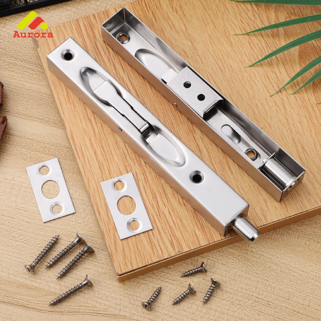 Jual Grendel Slot Stainless Steel 6 Inch - Pengunci Tambahan Pintu Kayu ...
