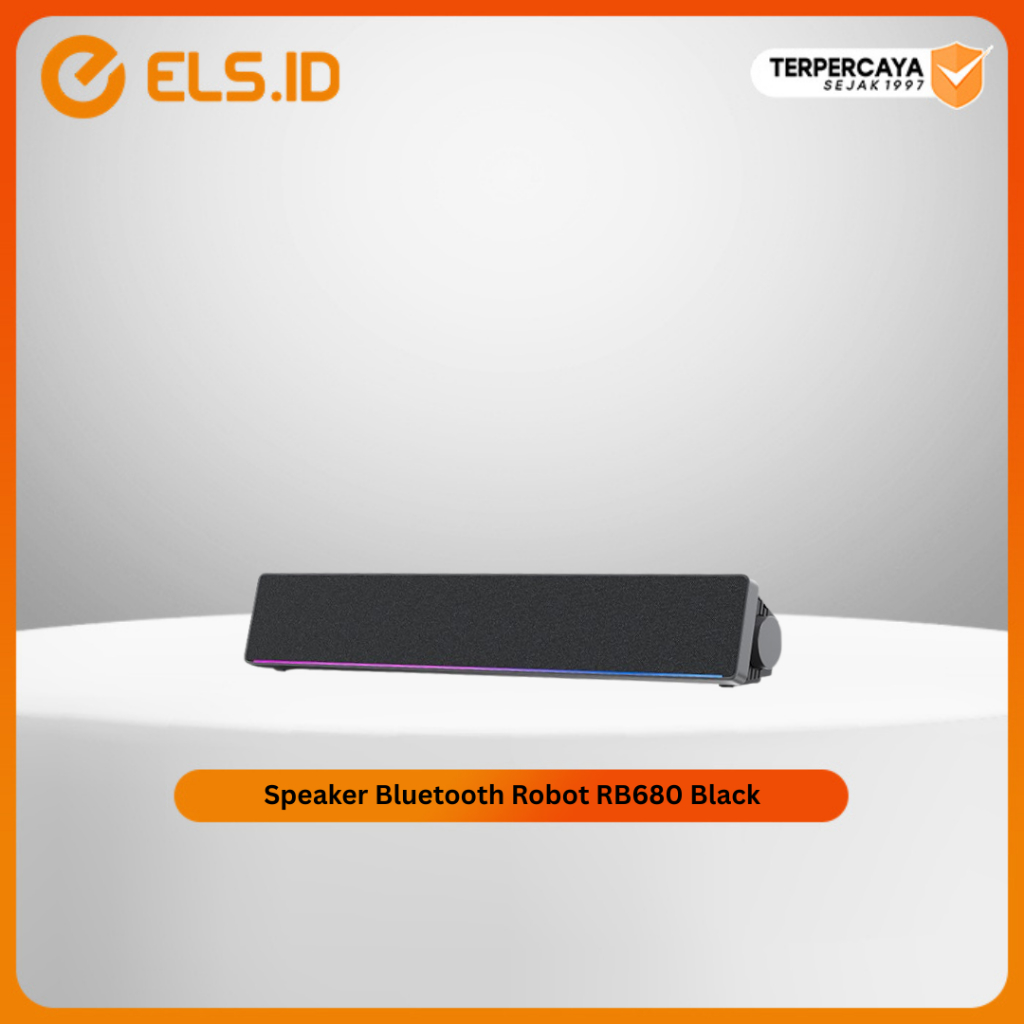 Jual Speaker Bluetooth Robot RB680 Black | Shopee Indonesia