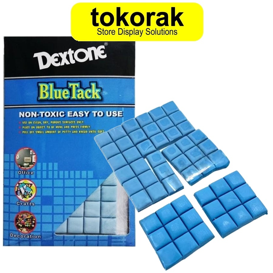 Jual DEXTONE BLUETACK BLUE TACK LEM ATK LEM DEXTONE LEM PENGGANTI PIN ...