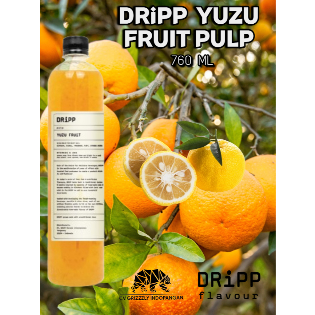 Jual DRiPP Yuzu Fruit Pulp (Sirup Rasa Buah Yuzu) | Shopee Indonesia