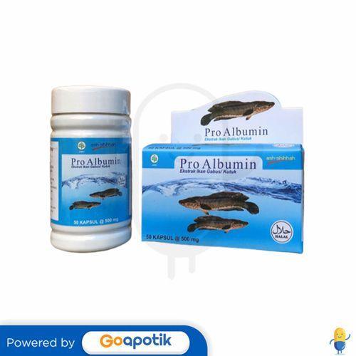Jual PRO ALBUMIN EKSTRAK IKAN GABUS 500 MG BOTOL 50 KAPSUL | Shopee ...