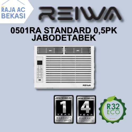 Jual AC Reiwa 0,5 PK STANDARD 0501RA Raja AC Bekasi | Shopee Indonesia