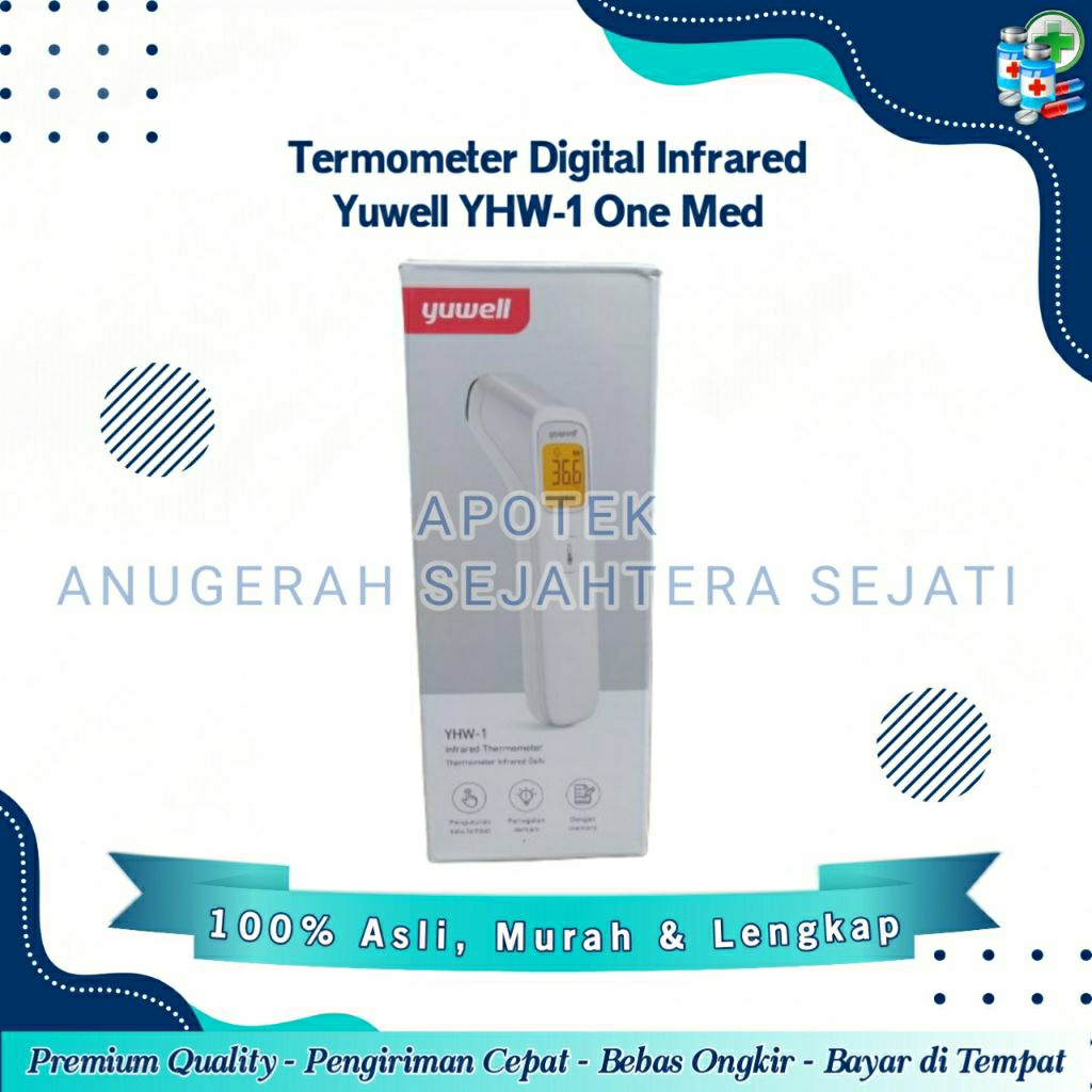 Jual Termometer Digital Infrared Yuwell YHW-1 One Med / Termometer ...