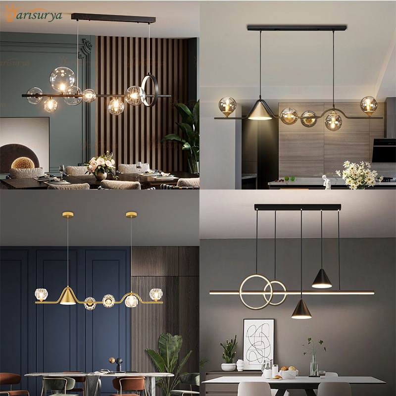 Jual Lampu Gantung Minimalis Restoran Lampu Hias Gantung Modern Ruang Makan/Dapur/Bar/Cafe Light ...