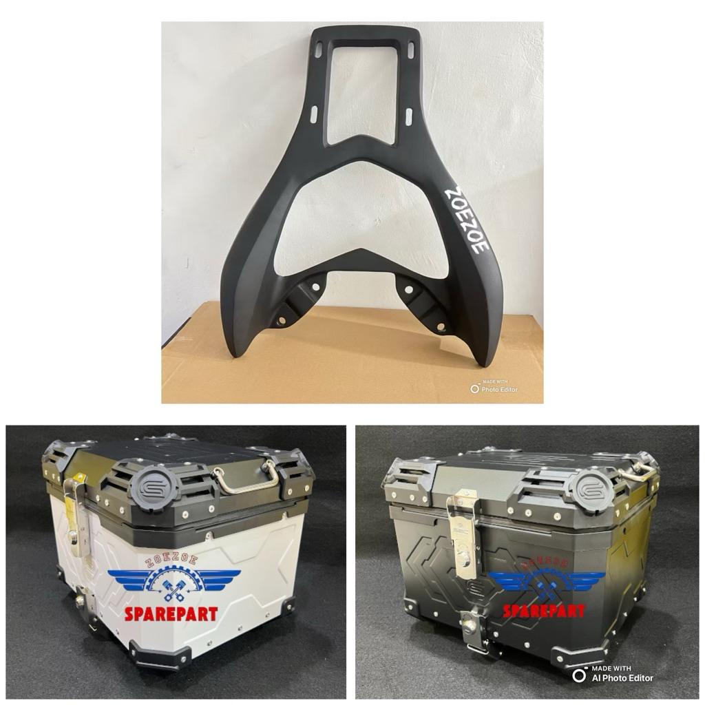 Jual Box Belakang Motor SEC Strike Force Universal 45 Liter Top Box ...