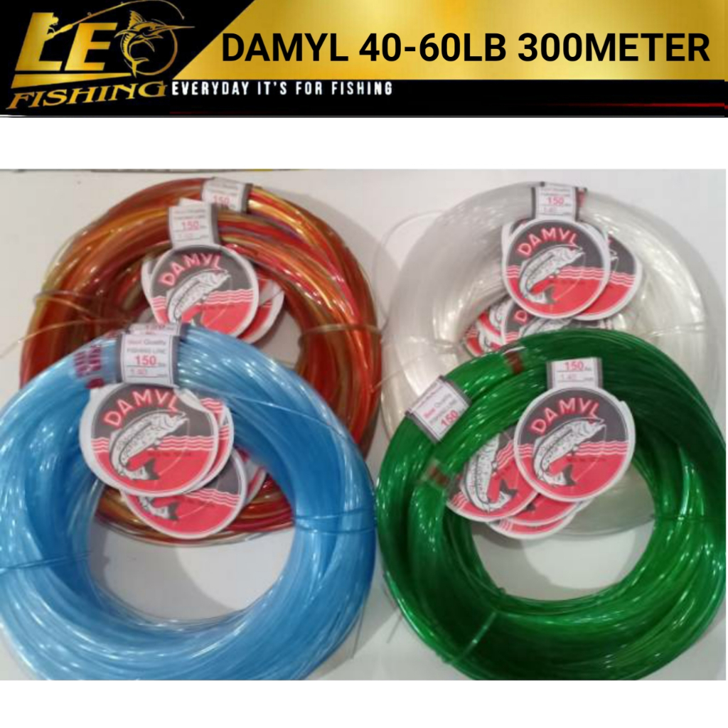 Jual SENAR DAMYL 40LB 45LB 50LB 60LB 300 METER WARNA MAMBO, BIRU, HIJAU ...