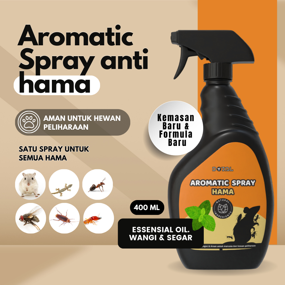 Jual DOTAL - Aromatic Spray Hama Spray Pengusir Tikus Cicak Semut Lalat ...