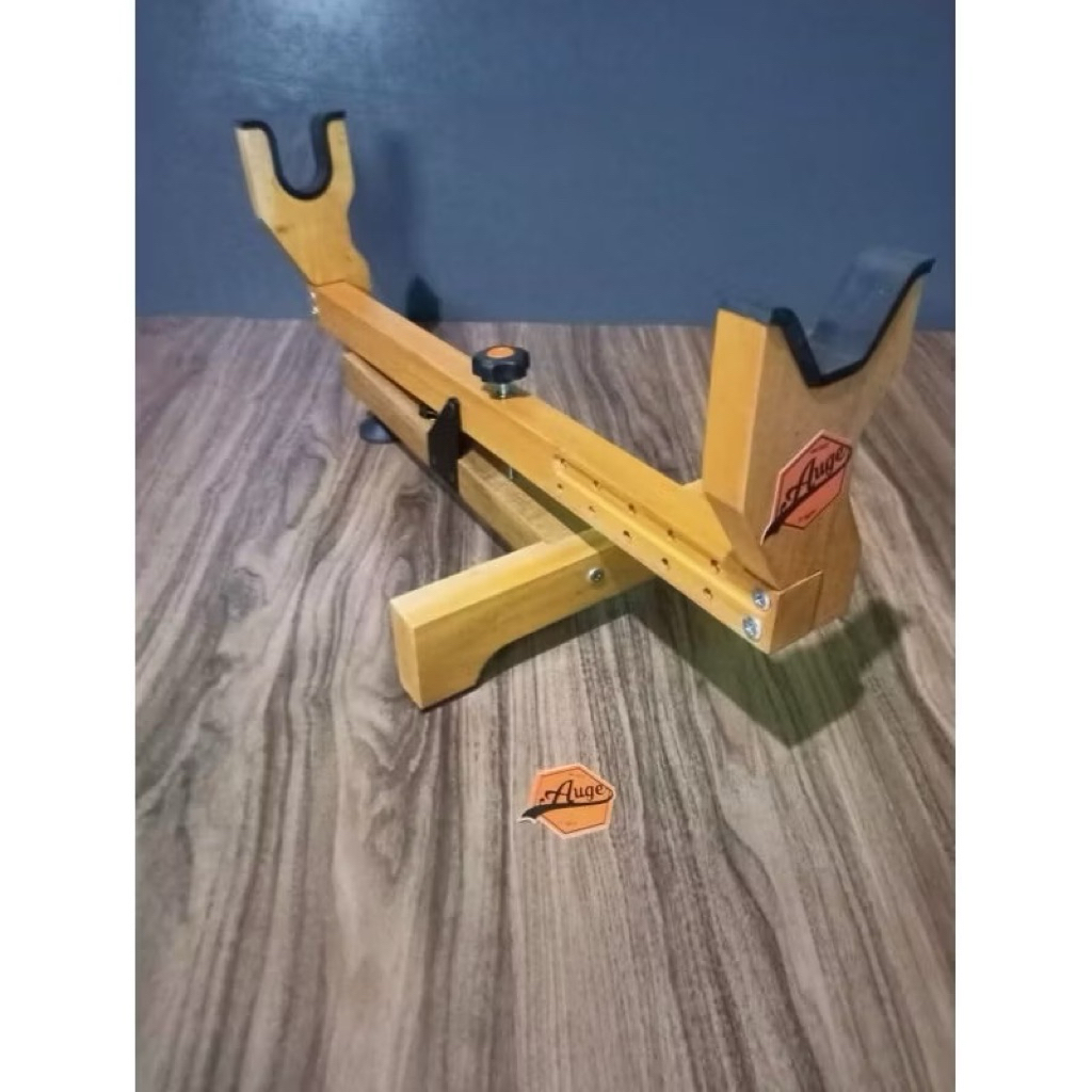 Jual Stand Display Kayu Mahoni Pilihan untuk Zeroing / Shooting Rest ...