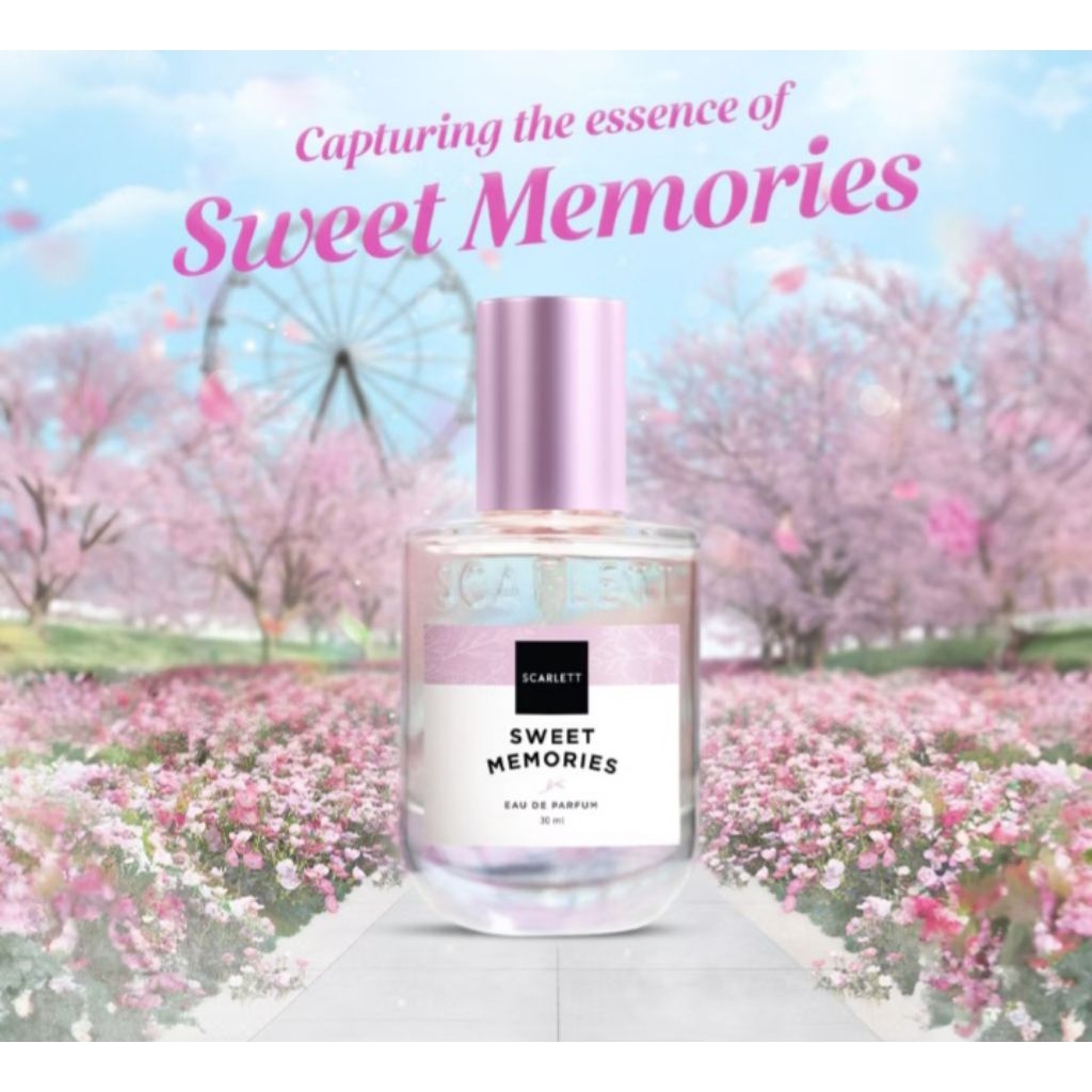 Jual Scarlett Eau De Parfum Sweet Memories 30 ml | Shopee Indonesia