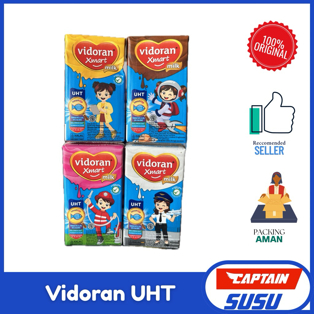 Jual Vidoran Xmart Milk UHT 110ml | Shopee Indonesia