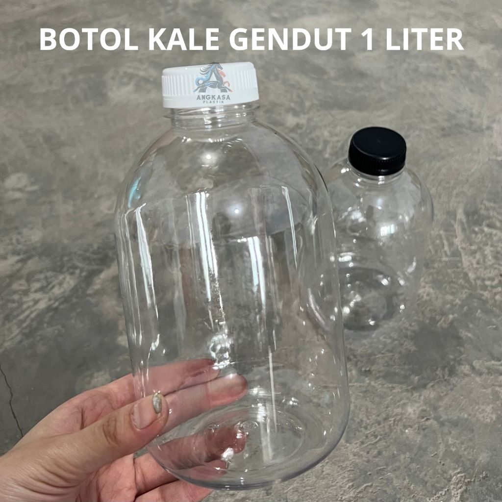 Jual Botol Kale Gendut 1 Liter / botol kale Gemoy 1 liter / botol ...