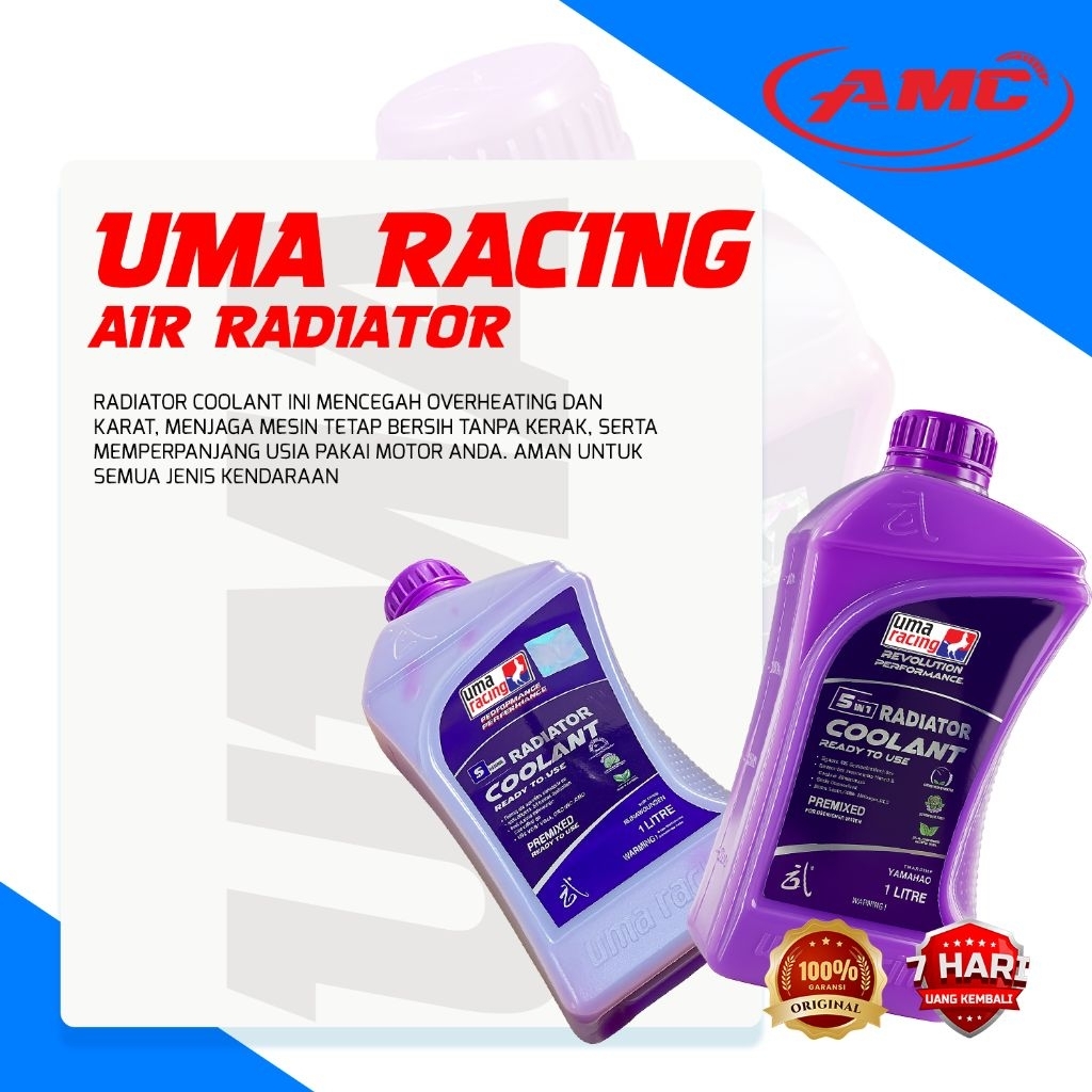 Jual Air Radiator UMA RACING 1L ORIGINAL | Shopee Indonesia